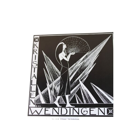 Art | Wendingen 192 Netherlands Magazine Cover Print 91783 Vintage ...